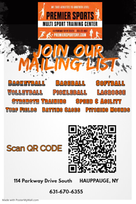 Copy of Join Our Mailing List | PosterMyWall