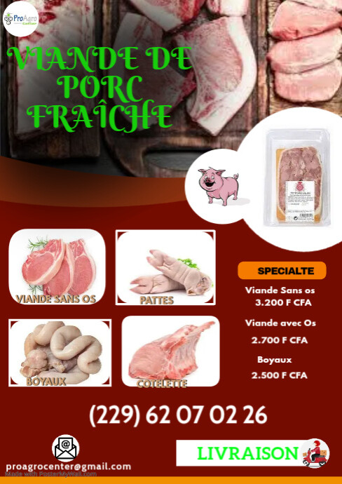 Fresh meat flyer | PosterMyWall