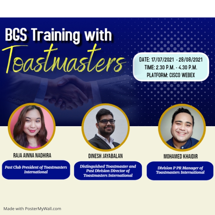 TOASTMASTER MAIN POSTER | PosterMyWall