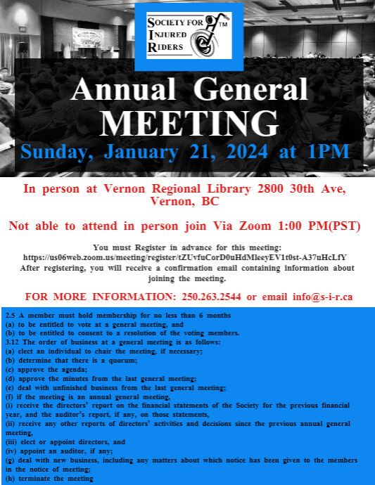 AGM Jan 2024 | PosterMyWall