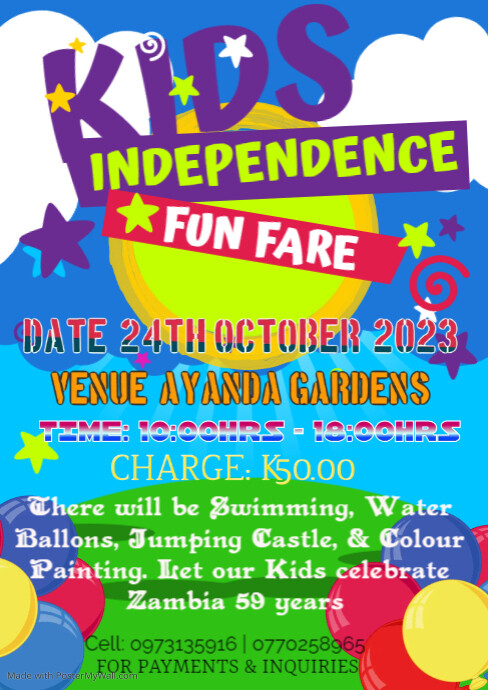 KIDS MARATHON POSTER | PosterMyWall