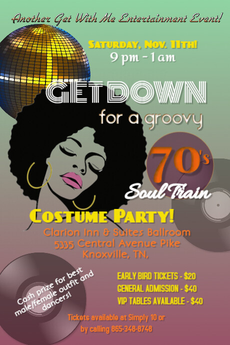 70s Birthday Party Flyer | PosterMyWall