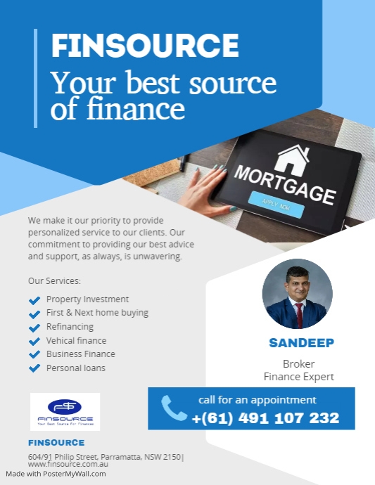 Financial Advisor Flyer Poster Template | PosterMyWall