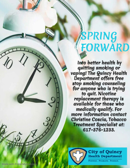 Spring forward flyers | PosterMyWall