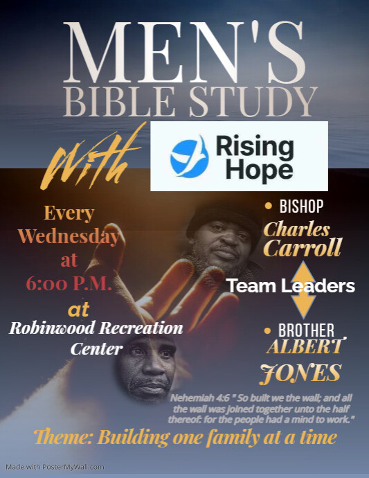 Men's Fellowship Flyer | PosterMyWall