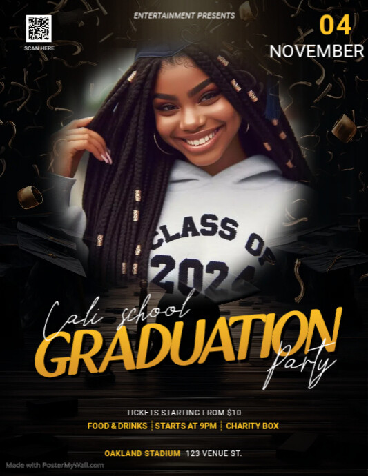 Graduation Party flyer template | PosterMyWall
