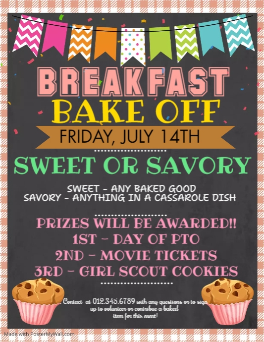 BAKE OFF Flyer | PosterMyWall