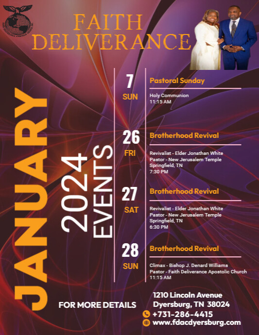 January Events | PosterMyWall