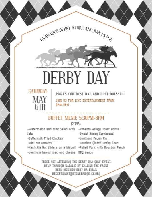 Copy of 2023 Derby Day | PosterMyWall