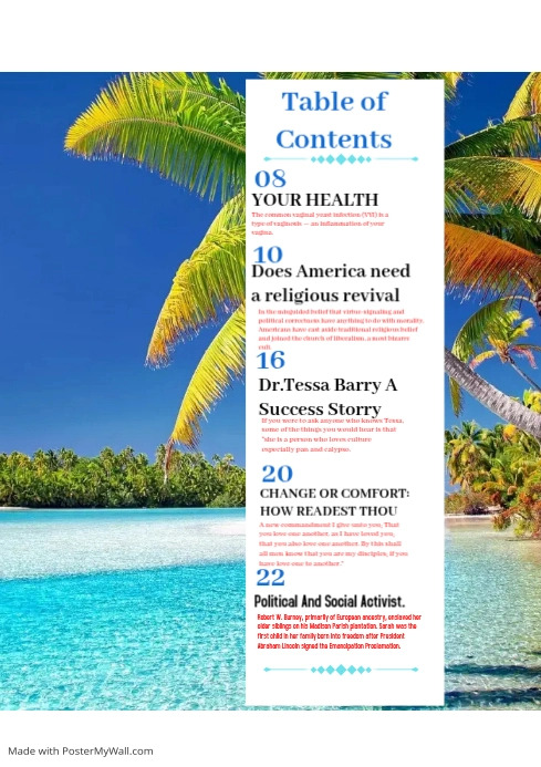 Copy of Table of Contents (1) | PosterMyWall