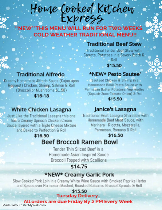 Winter Market Flyer Template | PosterMyWall