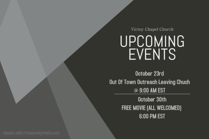 Copy of Copy of Copy of Church Announcement Slide Template | PosterMyWall