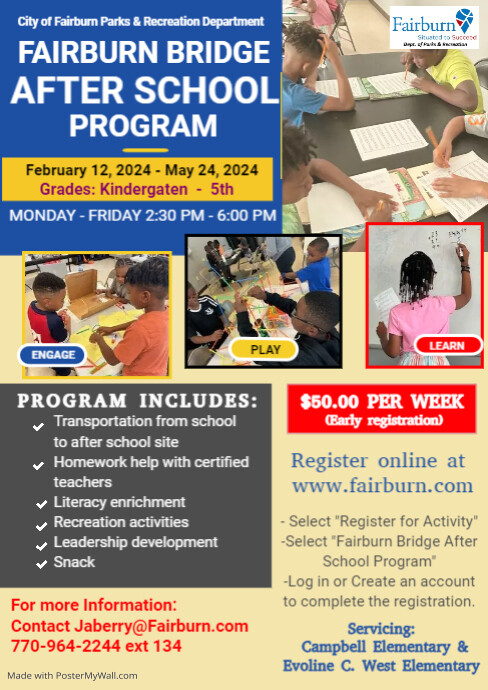 after school program | PosterMyWall