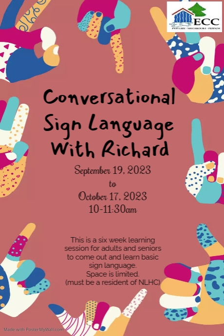 Sign language day | PosterMyWall