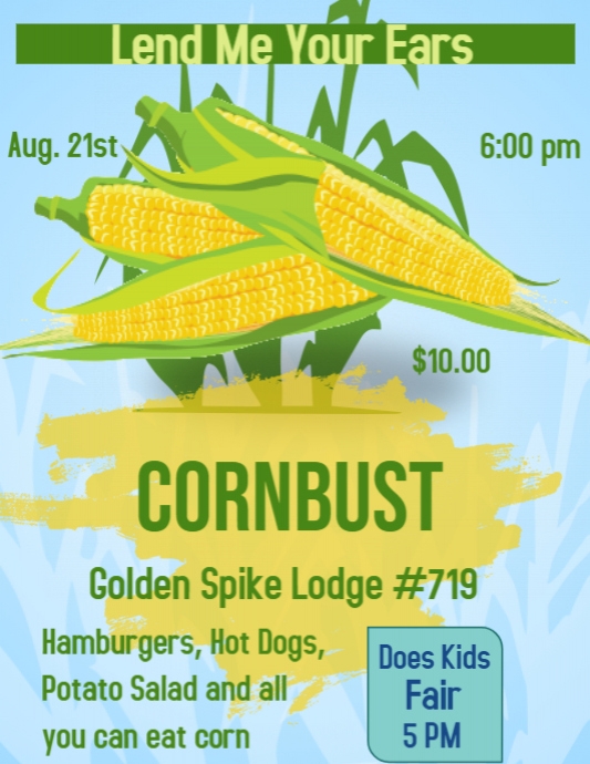 Copy of Maze corn harvest festival flyer template | PosterMyWall