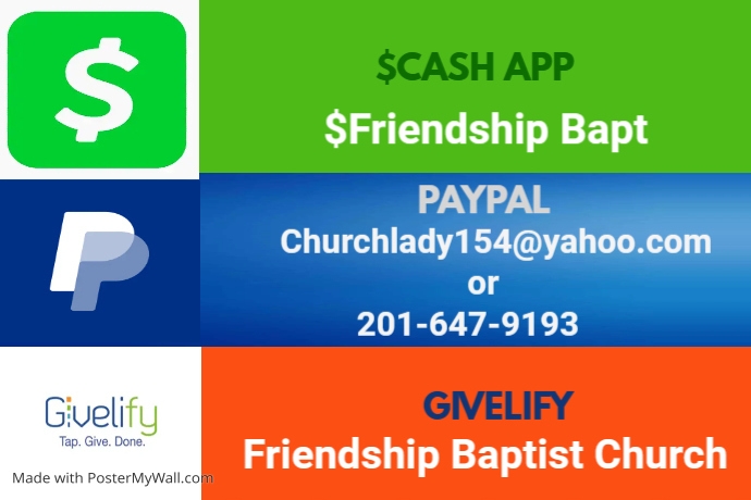 cash app giving church flyer | PosterMyWall