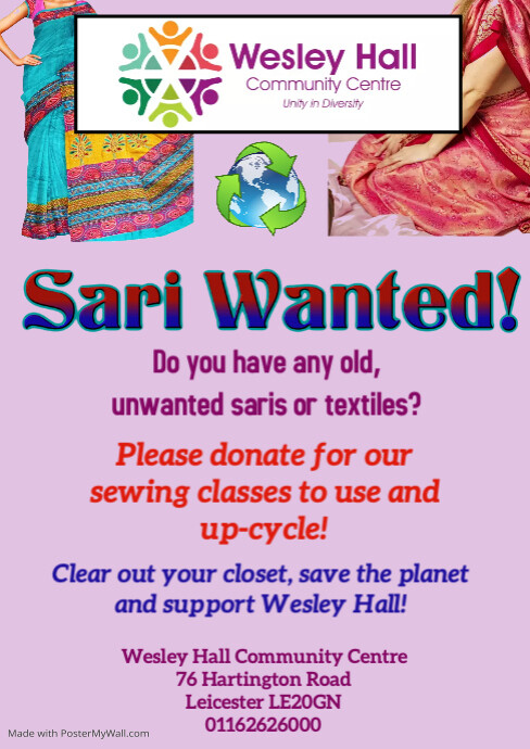 Recycled Sari Project | PosterMyWall