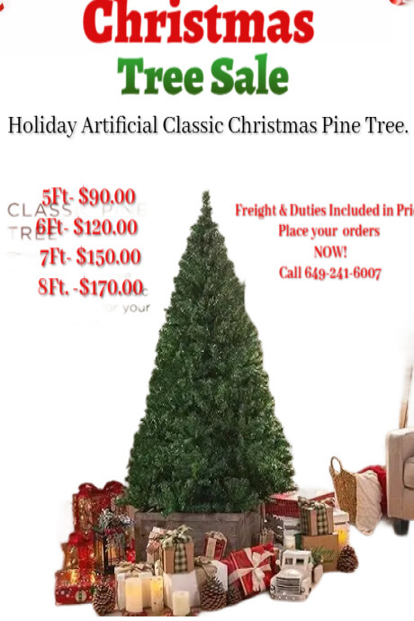 Copy of christmas tree sale | PosterMyWall