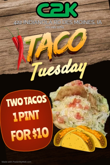 Taco Tuesday Instagram Post | PosterMyWall