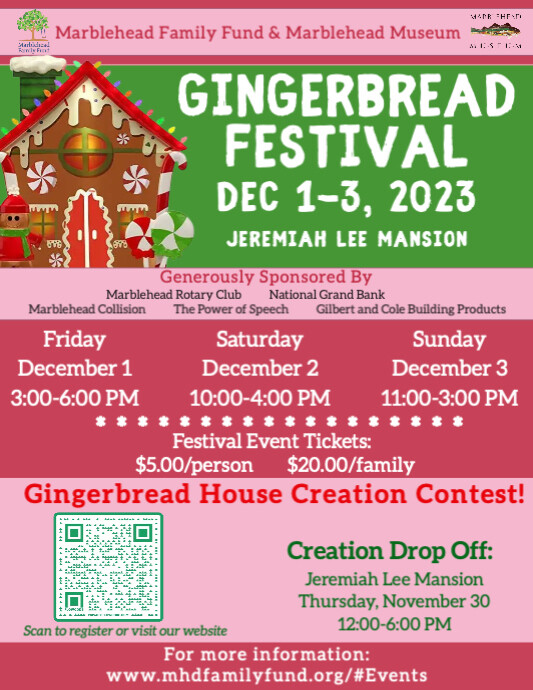 MFF Gingerbread Festival Flyer 2021 (2) | PosterMyWall