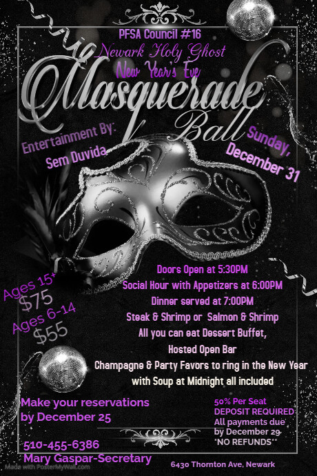 Masquerade Flyer | PosterMyWall