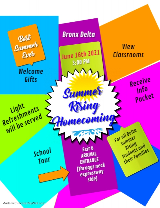 Summer rising homecoming | PosterMyWall