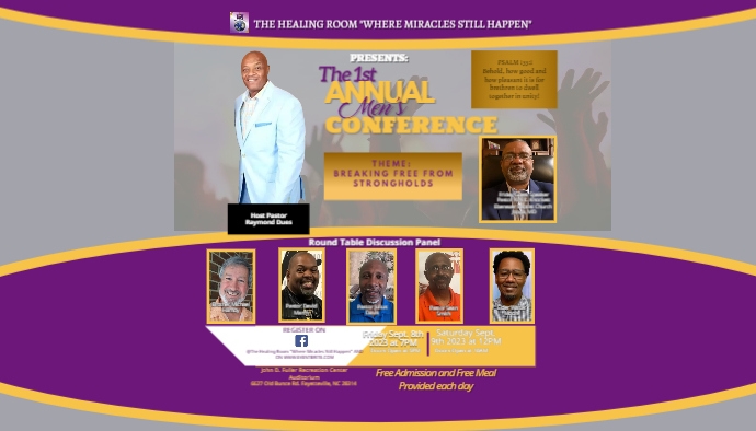 Christian men event flyer (1) | PosterMyWall
