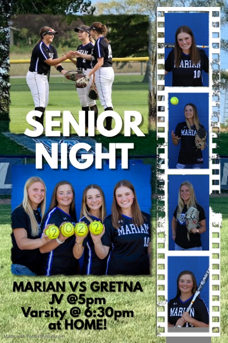 Copy of Baseball Photo Collage Template | PosterMyWall