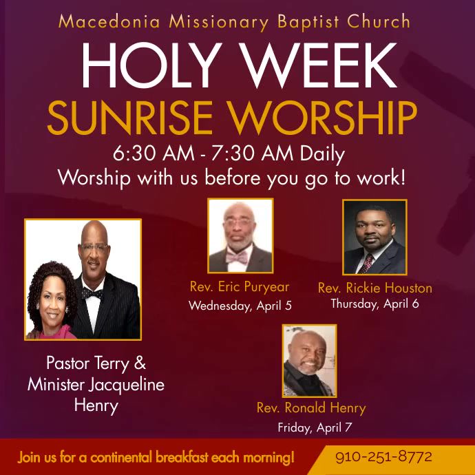 Holy Week Prayer Call | PosterMyWall