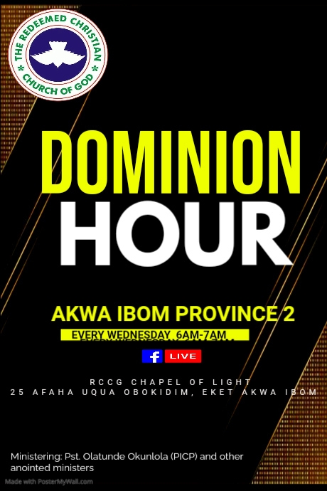 Copy of Dominion hour flyer | PosterMyWall
