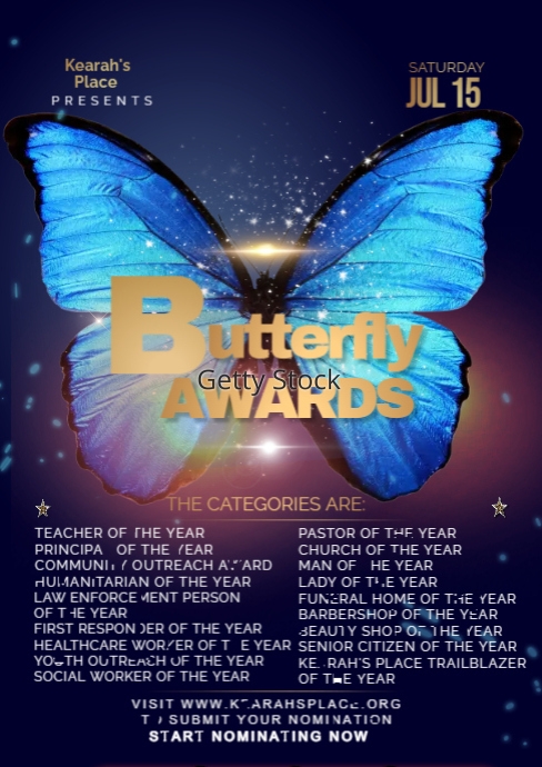 Copy of Butterfly Award Categories Posting | PosterMyWall