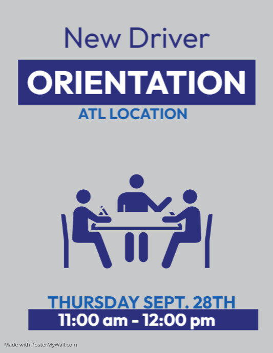 new employee orientation meeting | PosterMyWall