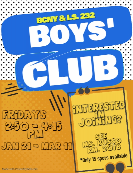 Copy of Debate Club | PosterMyWall
