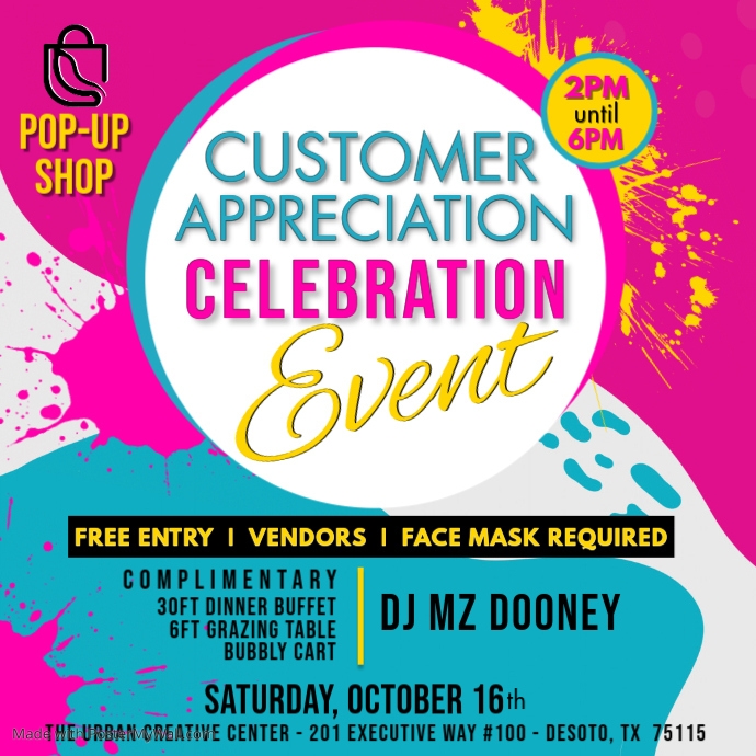 Copy of Pink Womens Vendor Pop Up Shop Instagram Post | PosterMyWall