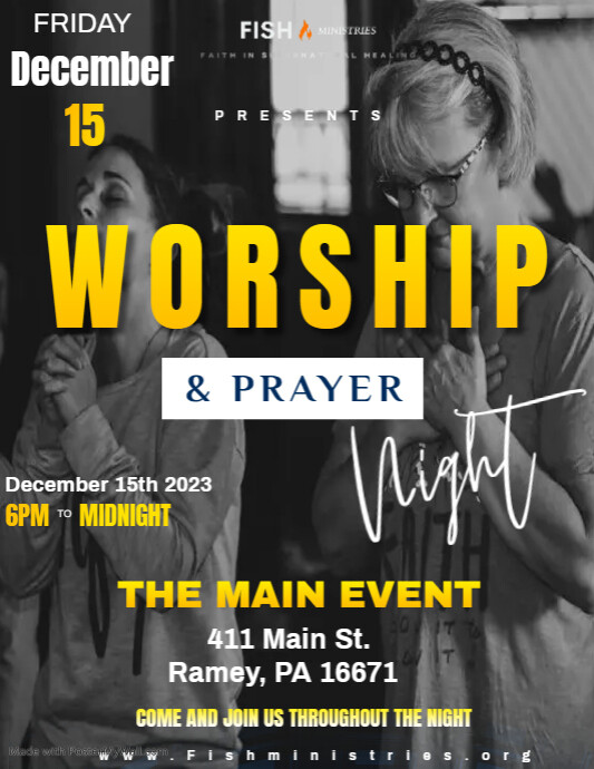 Church Flyer NIGHT | PosterMyWall