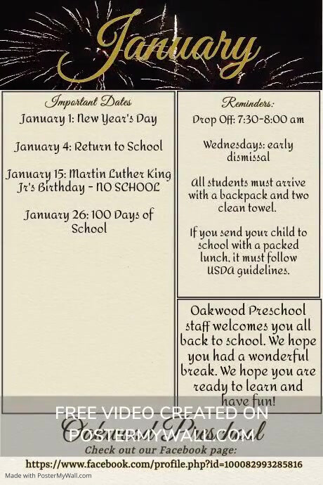 Copy of January Newsletter by Paula | PosterMyWall