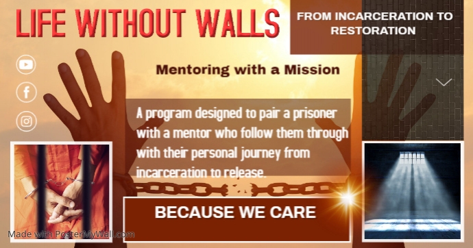 Copy of Yellow Prison Ministry Facebook Post Template | PosterMyWall