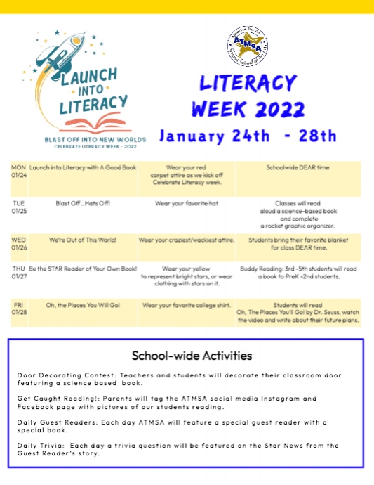 0124 Literacy Week | PosterMyWall