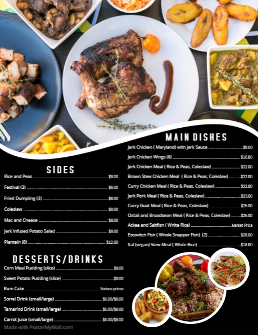 Copy of Copy of MENU | PosterMyWall