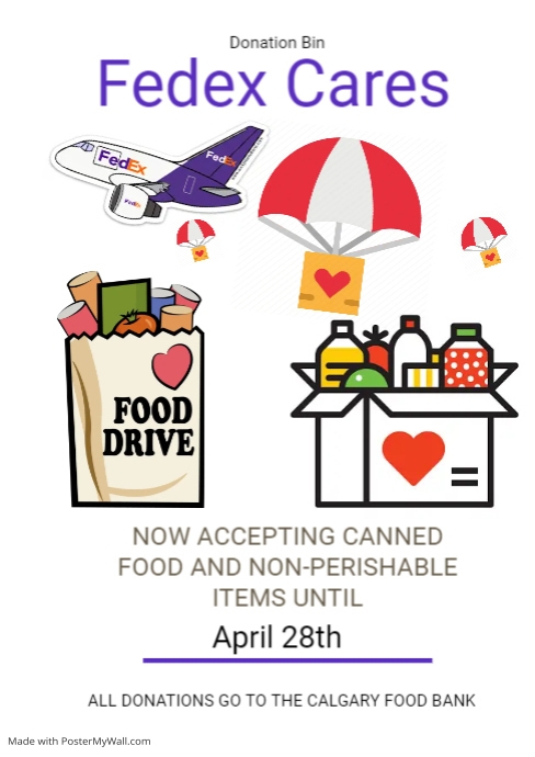 food drive bin | PosterMyWall
