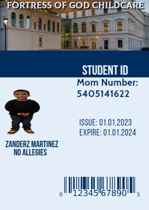 Student ID Card Template Design Vertical | PosterMyWall