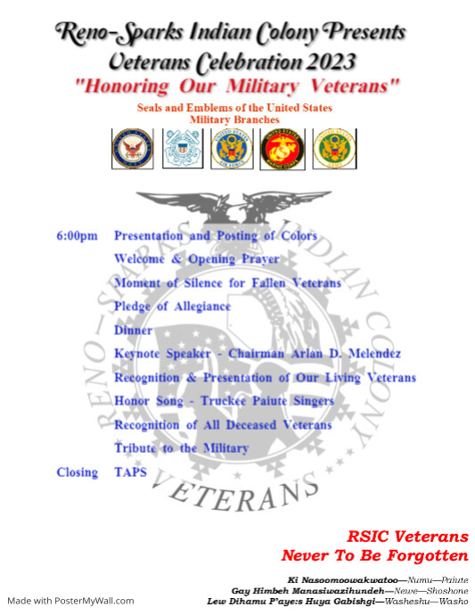 Veterans Day Free Dinner Flyer (1) | PosterMyWall
