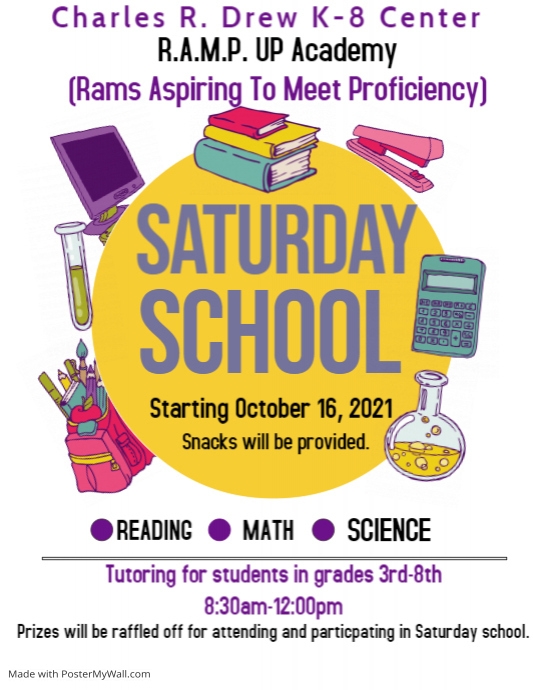 Saturday School | PosterMyWall