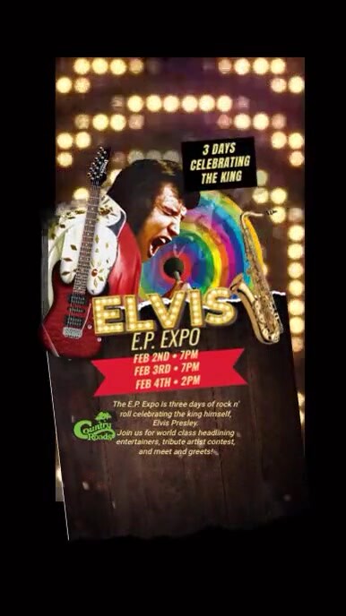 Copy of Elvis Presley Birthday Celebration Template | PosterMyWall