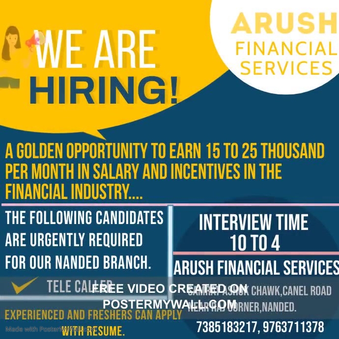 Copy of Job Hiring Instagram Post Design | PosterMyWall