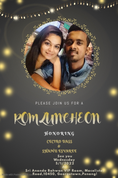 Copy of Engagement Party Flyer Template | PosterMyWall