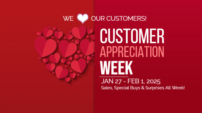 Copy of Cover Photo - Customer Appreciation Week | PosterMyWall