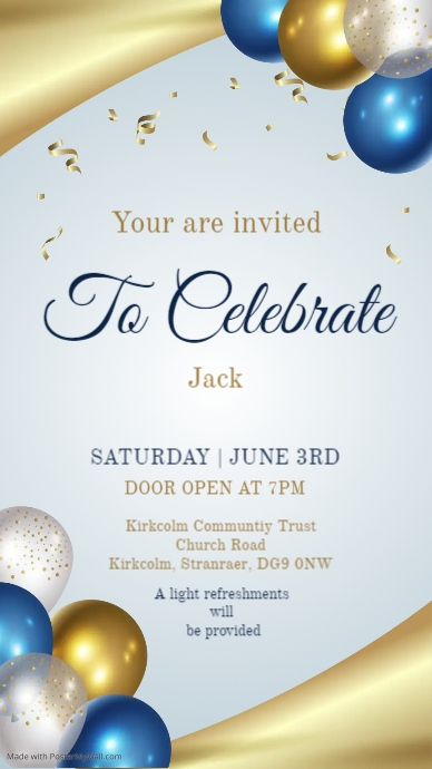birthday party invite | PosterMyWall