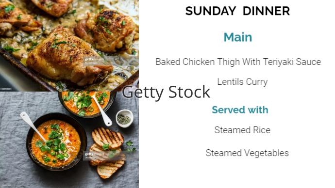 Copy of Sunday Dinner Week1 | PosterMyWall