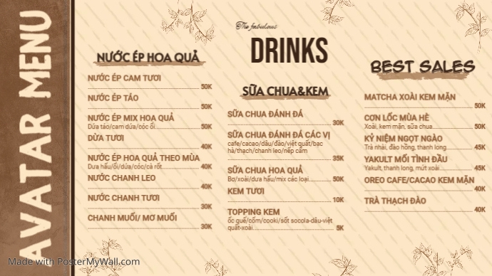 Minimalist Bistro Menu Deisgn | PosterMyWall